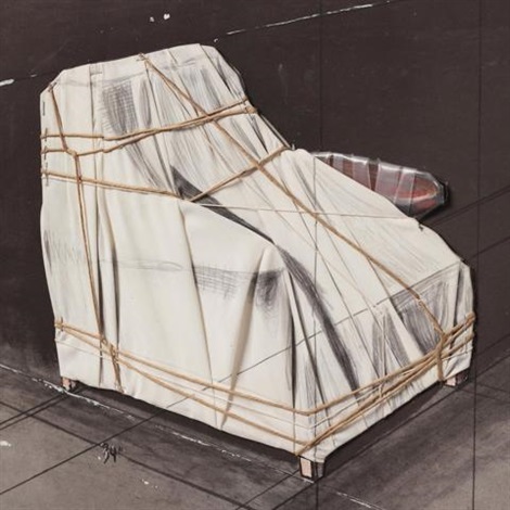Wrapped Armchair Project by Christo on artnet