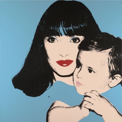 Portrait of Barbara and Clary Molasky by Andy Warhol on artnet