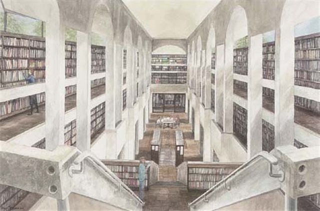 New Hall, Rosemary Murray Library by Jane Carpanini on artnet New Hall, Rosemary Murray Library by Jane Carpanini on artnet