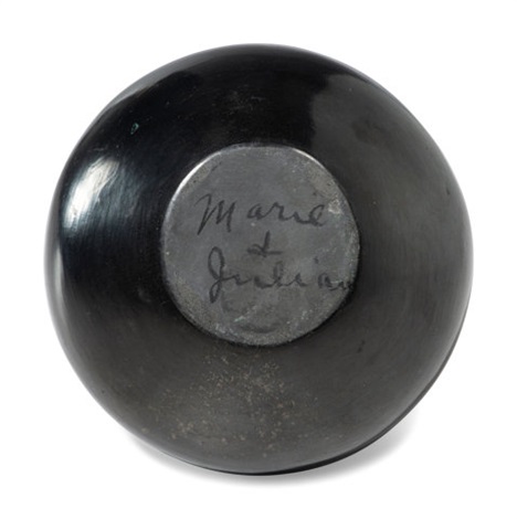 Blackware Pottery Bowl by Maria and Julian Martinez on artnet