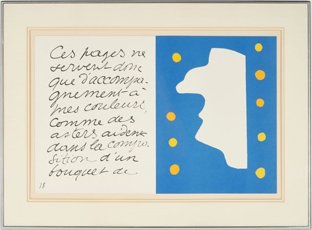 Matisse Jazz Series Portfolio, 20 Framed Color Plates by Henri Matisse ...