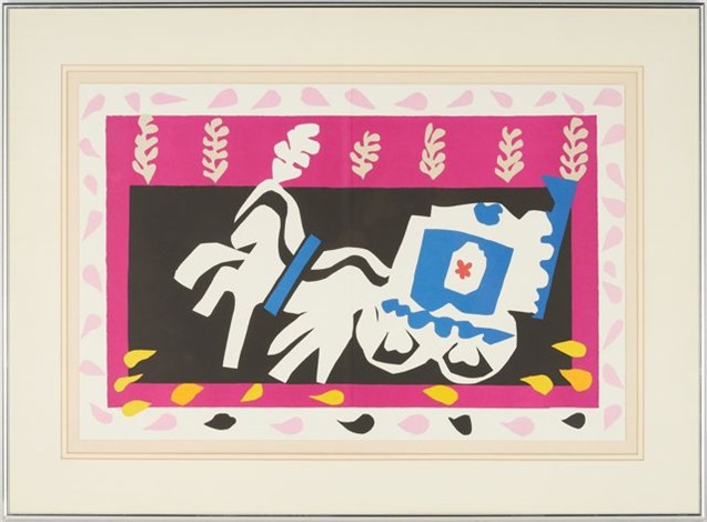 Matisse Jazz Series Portfolio, 20 Framed Color Plates by Henri Matisse ...