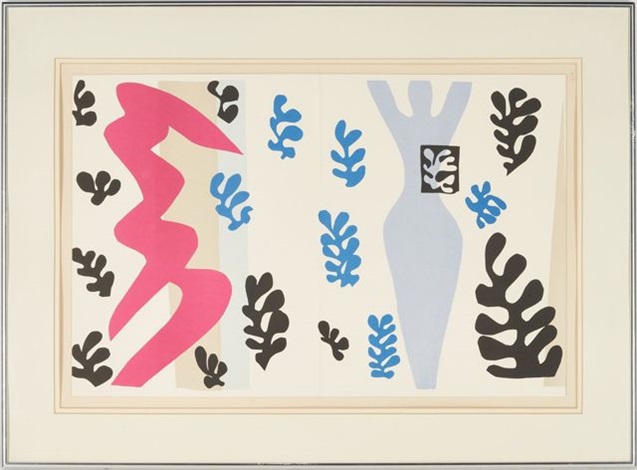 Matisse Jazz Series Portfolio, 20 Framed Color Plates by Henri Matisse ...