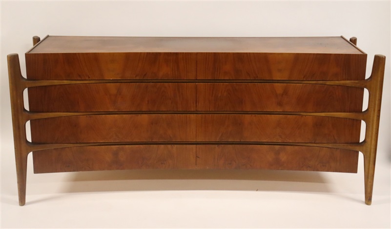 William Hinn Midcentury Sculptural Dresser. by William Hinn on artnet