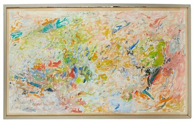 Milton Resnick Abstract Oil on Paper 1960 by Milton Resnick on artnet