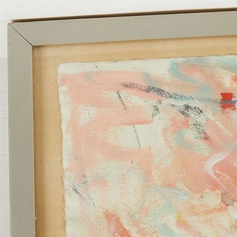 Milton Resnick Abstract Oil on Paper 1960 by Milton Resnick on artnet