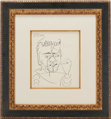 Le Fumeur, Hommage a Henry Daniel Kahnweiler, 1964 by Pablo Picasso on ...