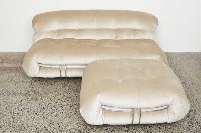Soriana Sofa and Ottoman, designed 1969 by Afra and Tobia Scarpa on artnet