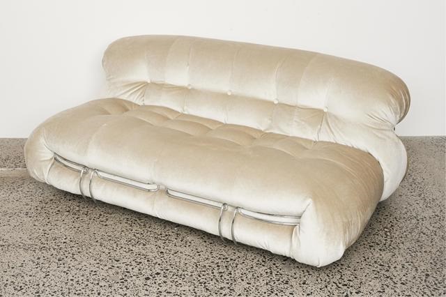 Soriana Sofa and Ottoman, designed 1969 by Afra and Tobia Scarpa on artnet