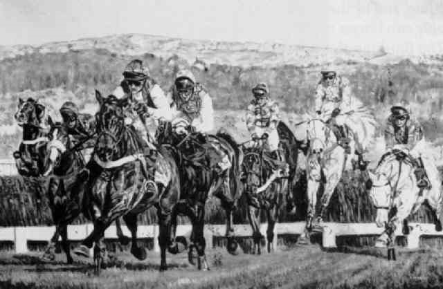 Three from home - The Cheltenham Gold Cup by David Dent on artnet