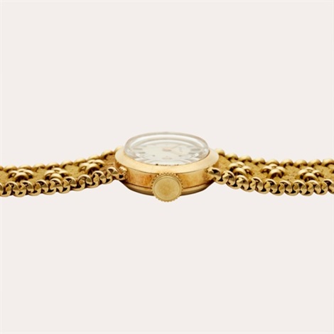A yellow gold bracelet watch, Circa 1980 by Breguet Neveau et Compagnie ...