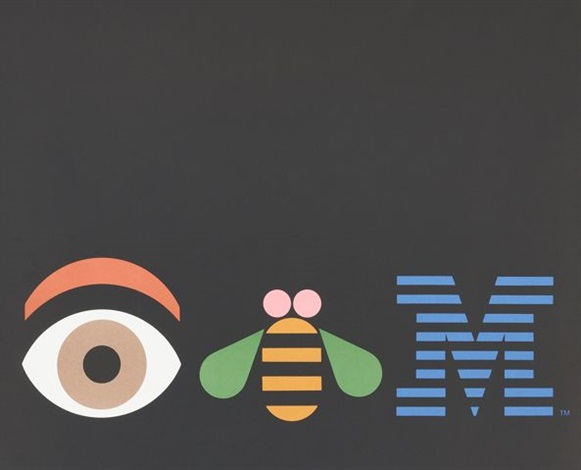Paul Rand IBM Rebus Poster by Paul Rand on artnet