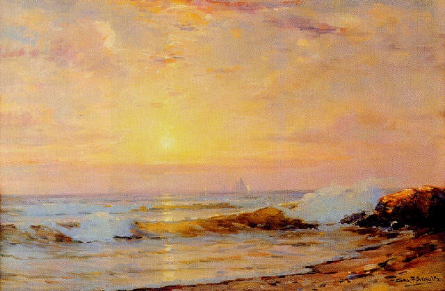 Coastal scene by George F. Schultz on artnet