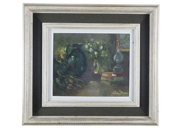 Still life study with green jug by Liam Treacy on artnet