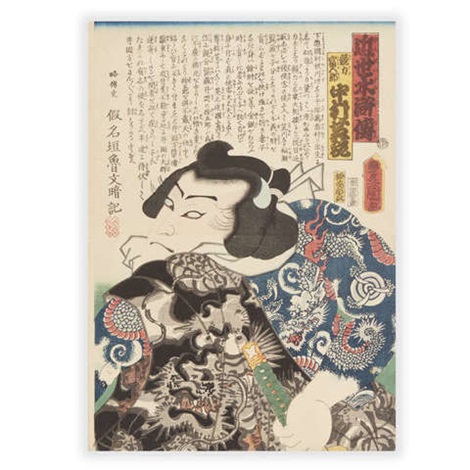 An album of Japanese Ukiyo-e woodblock prints by Anonymous-Japanese ...