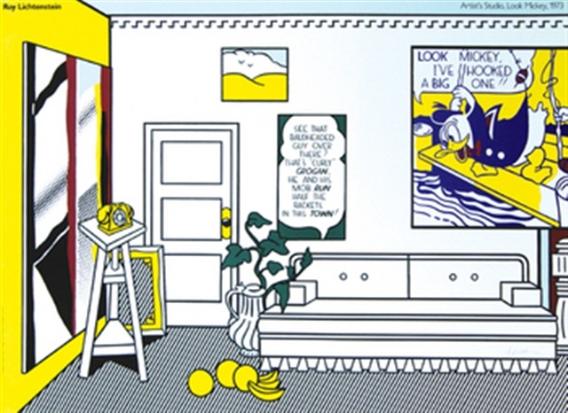 Artists studio. Look Mickey by Roy Lichtenstein on artnet