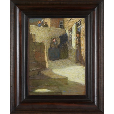 COURTYARD GOSSIP by Mark Senior on artnet