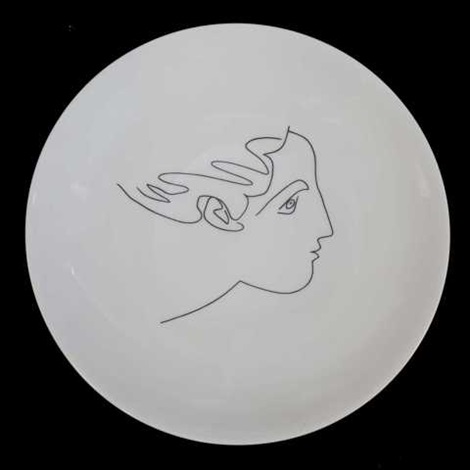 A group of nine Limoges porcelain plates by Pablo Picasso on artnet
