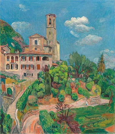 Kirche in Castagnola by Hans Purrmann on artnet