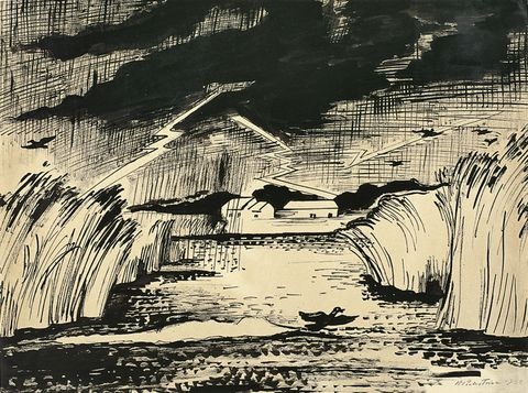 Gewitter an der Lupow by Max Pechstein on artnet