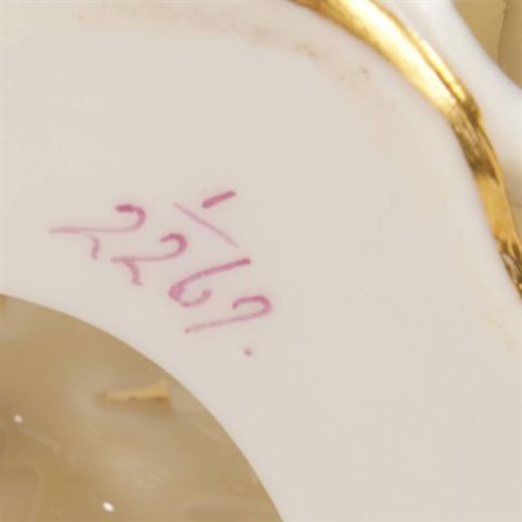 Royal Worcester Porcelain Pierced Jar and Cover by Royal Worcester (Co ...