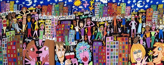 People you meet on the street by James Rizzi on artnet