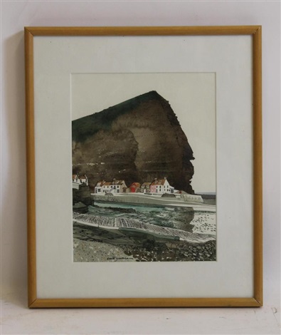 The Harbour, Staithes by David Gentleman on artnet