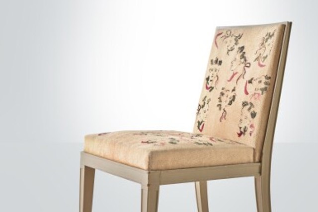 Set of Twelve Dining Chairs for Nelson Rockefeller by Jean-Michel Frank ...