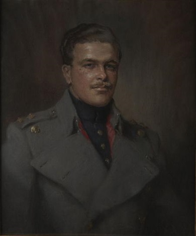 Portrait of Colin Edward Hunter-Blair, Scots Guard by Charlotte ...