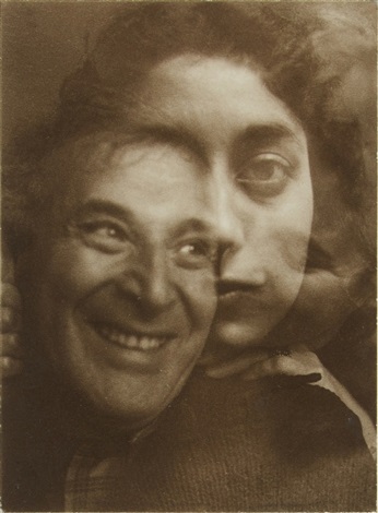 Double Exposure of Marc Chagall, Ida Chagall, and Rita Pandit by ...