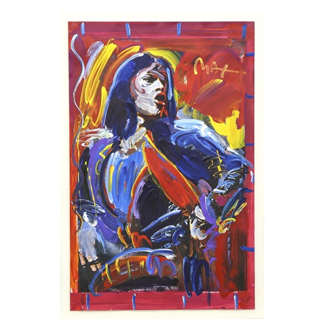 MICK JAGGER by Peter Max on artnet