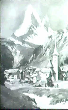 ZERMATT MIT BLICK AUFS MATTERHORN by Hans Maurus on artnet