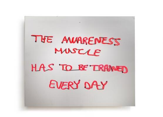 The Awareness Muscle Has To Bo Trained Everyday, 2020 by Thierry ...