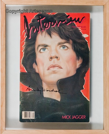 Interview, Mick Jagger by Andy Warhol on artnet