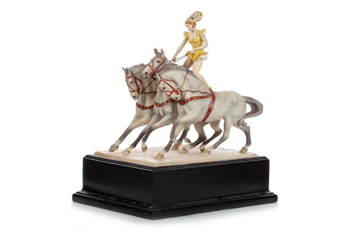 DORIS LINDNER FOR ROYAL WORCESTER, IN THE RING CIRCA 1955 by Doris ...