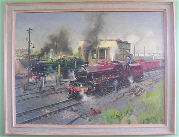 Express engines at Tyseley - No. 45593 LMS Jubilee Kholapur no. 45593 ...