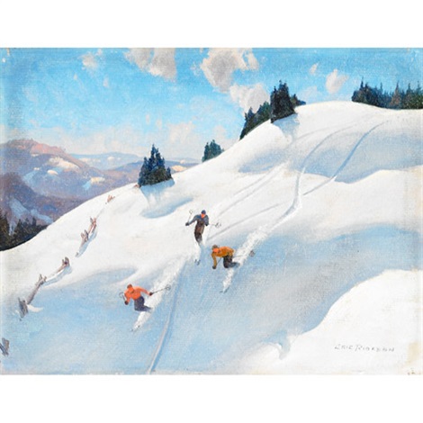 Laurentian schuss by Eric Riordon on artnet