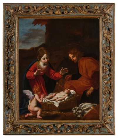 Holy Family with an Angel by Jacopo Vignali on artnet