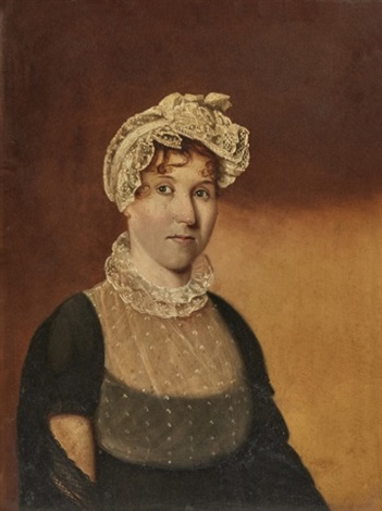 Pair of Portraits George and Maria Vassar Booth by American School (19 ...