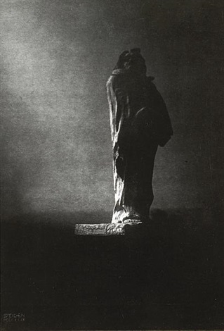 Rodin, Statue of Balzac, The open sky, Meudon by Edward Steichen on artnet