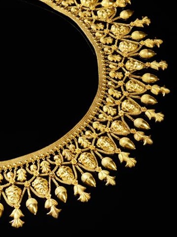 Gold necklace, circa 1870 by Giacinto Melillo on artnet