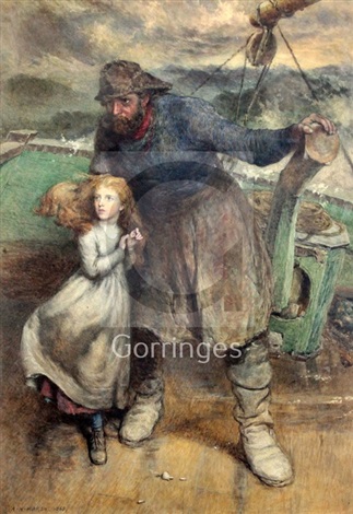 The wreck of the Hesperus by Arthur Hardwick Marsh on artnet