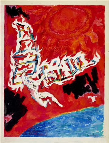 The Fall of Icarus by Abraham Rattner on artnet