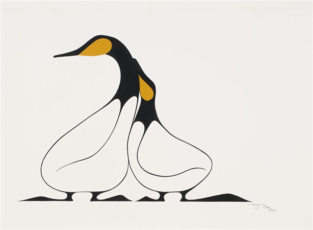 Two Geese by Benjamin Chee Chee on artnet