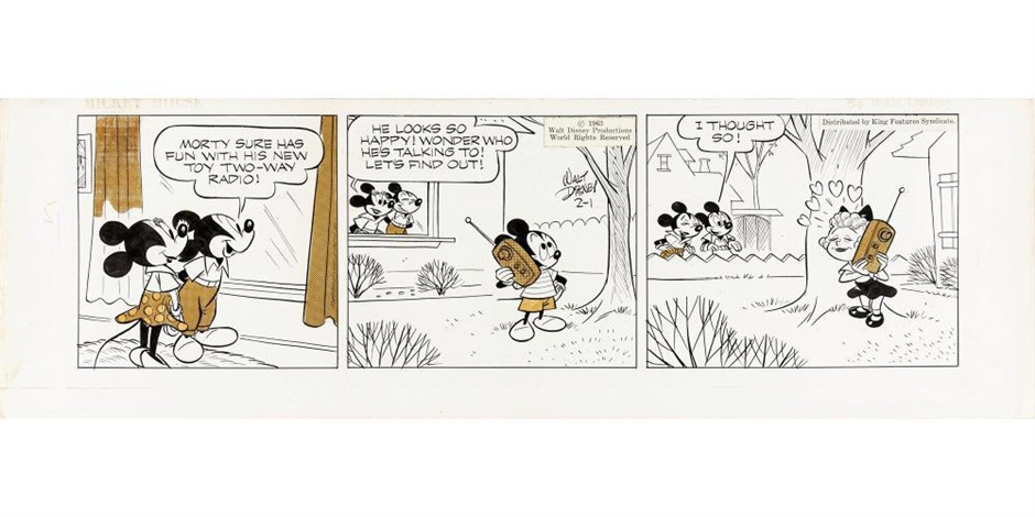 Mickey Mouse, 1963 by Floyd Gottfredson on artnet