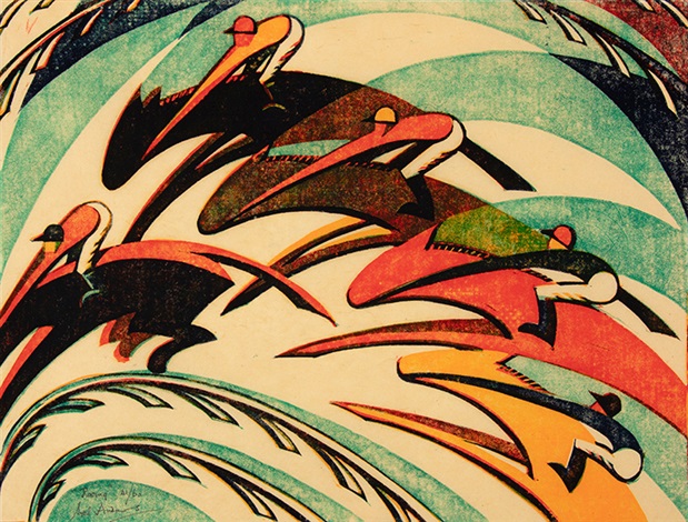 Racing by Sybil Andrews on artnet