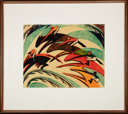 Racing by Sybil Andrews on artnet