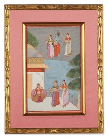 An Illustrated Folio from the Rasikapriya of Keshavdas Attributable to ...