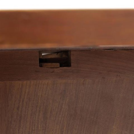 Cuban mahogany dining room, consisting of four chairs and table with ...