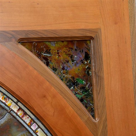 Michael Mattei Stained Glass Typanum Landscape Panel by Michael Mattei ...